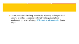 how does JCB ensure safety in their construction equipment.pptx