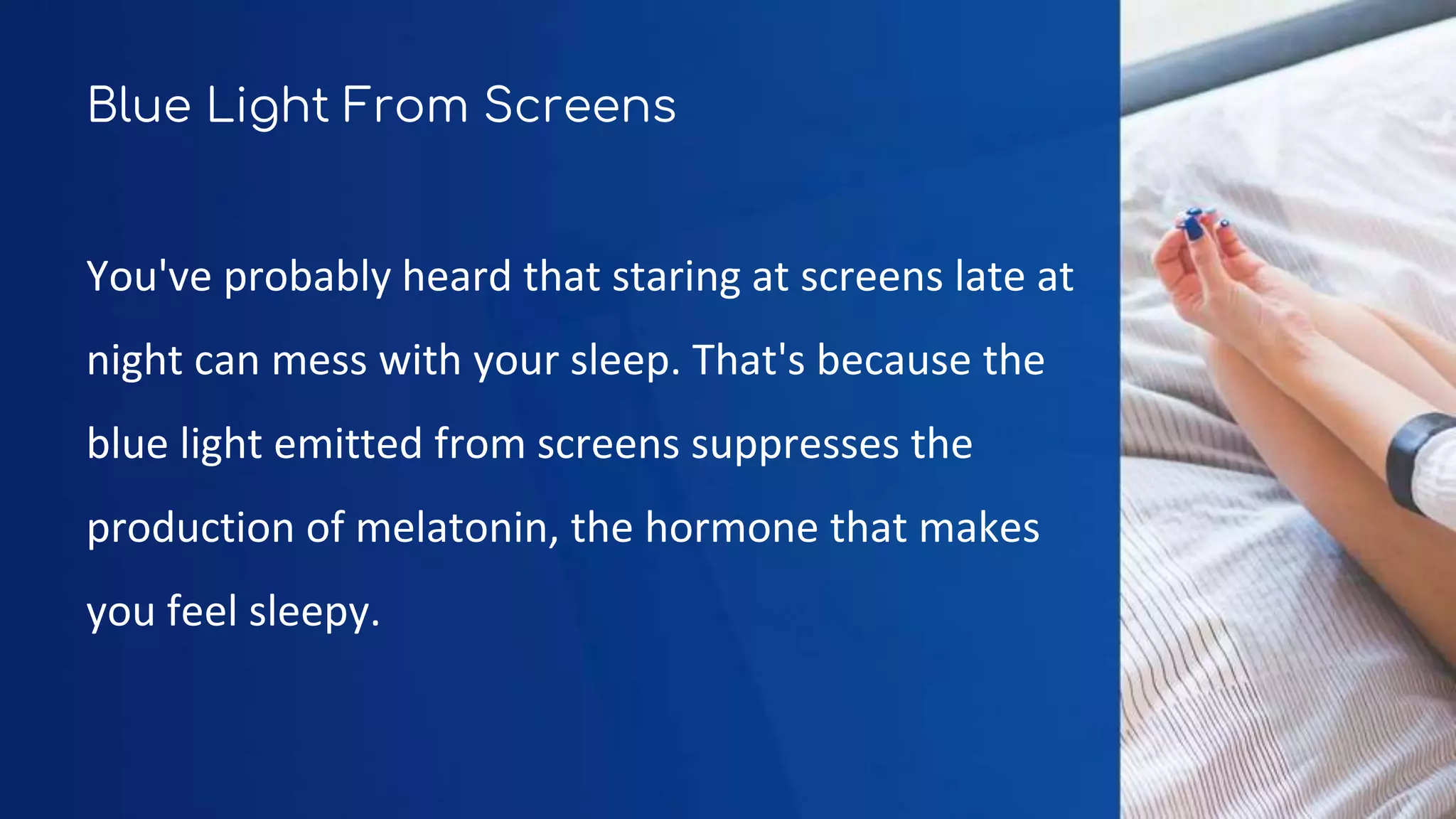 How does light affect sleep. | PPTX