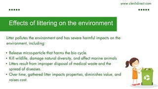 How Does Littering Affect the Environment. | PPTX