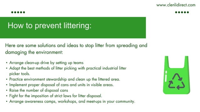 How Does Littering Affect the Environment. | PPTX | Indoor ...