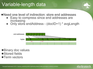 Berlin Buzzwords 2013 - How does lucene store your data? | PDF
