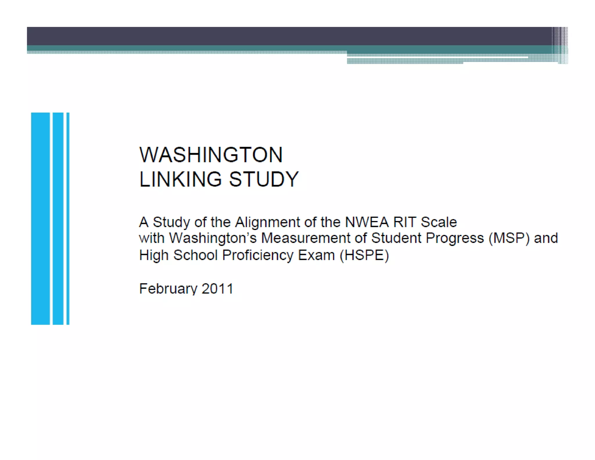 Predicting Proficiency… How MAP Predicts State Test Performance | PPTX
