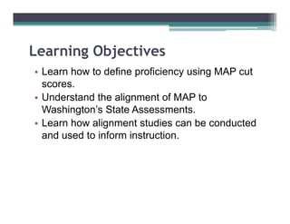 Predicting Proficiency… How MAP Predicts State Test Performance | PPTX