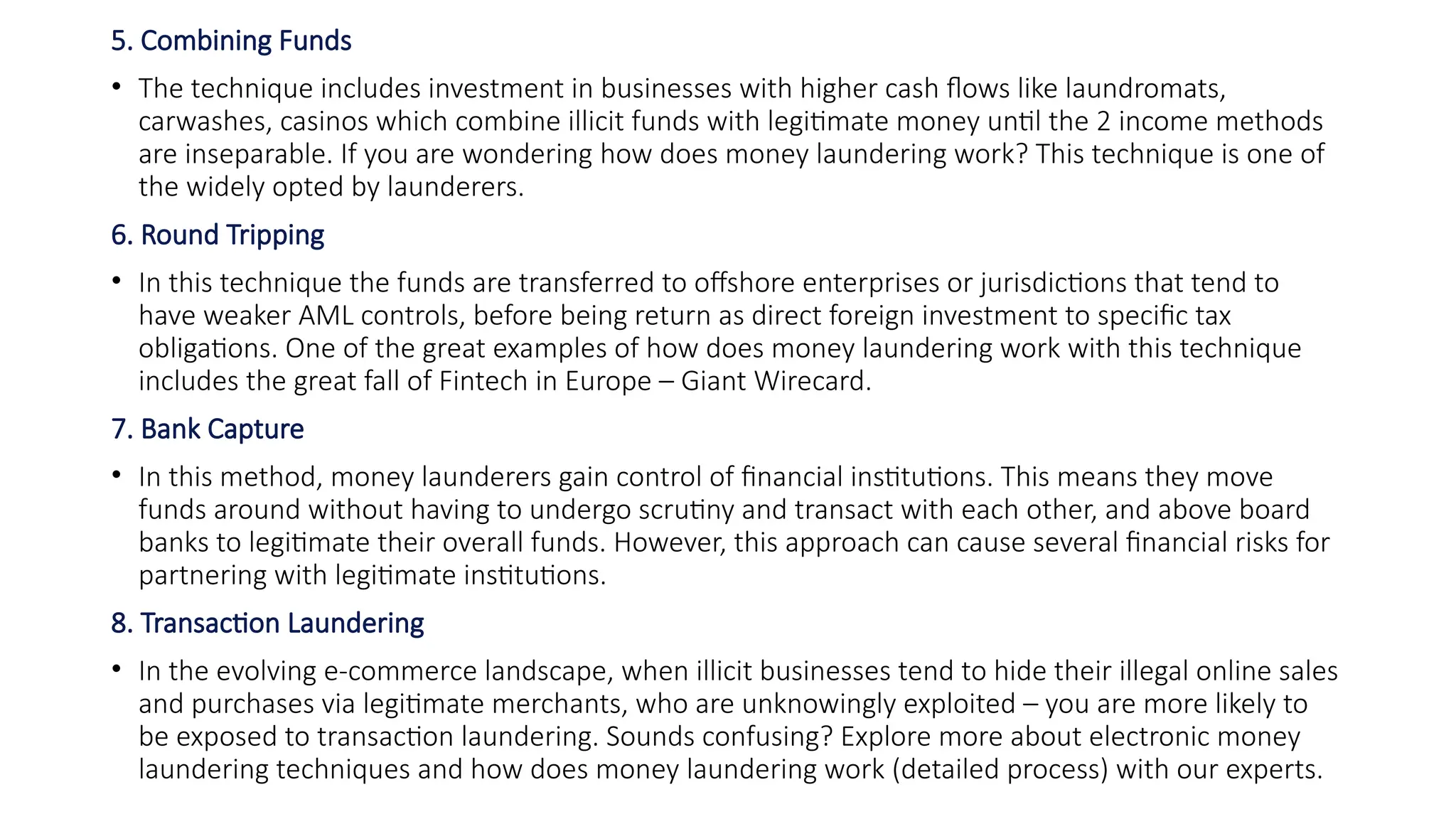 How Does Money Laundering Work | AML Square | PPTX