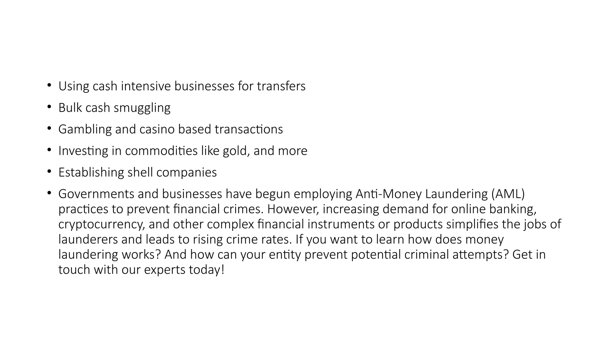 How Does Money Laundering Work | AML Square | PPTX