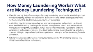 How Does Money Laundering Work | AML Square | PPT