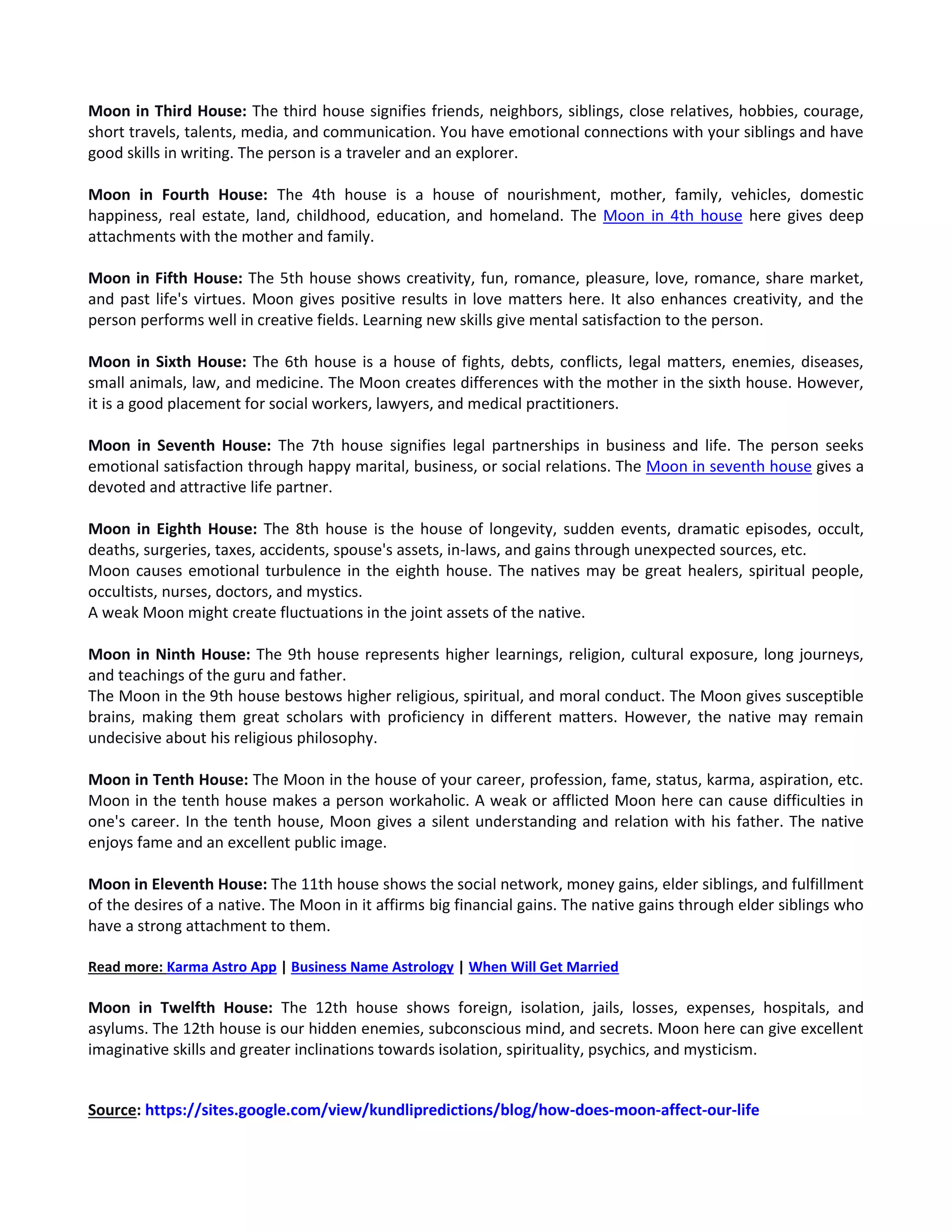 How Does Moon Affects Our Moods | PDF