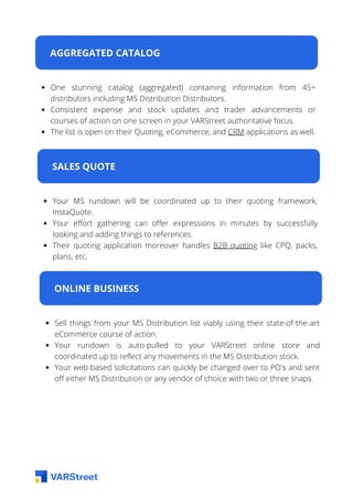 How MS Distribution Reseller can benefit from using VARStreet Ecommerce ...