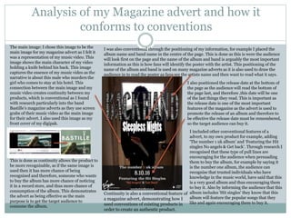 Digipak and magazine advert analysis | PPT