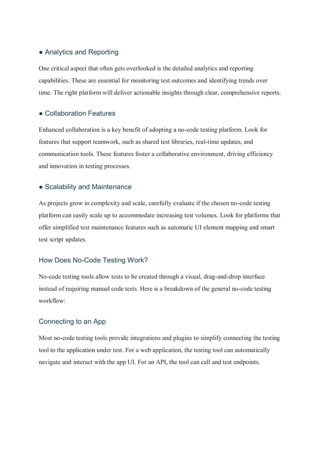 How Does No Code Testing Work Pdf