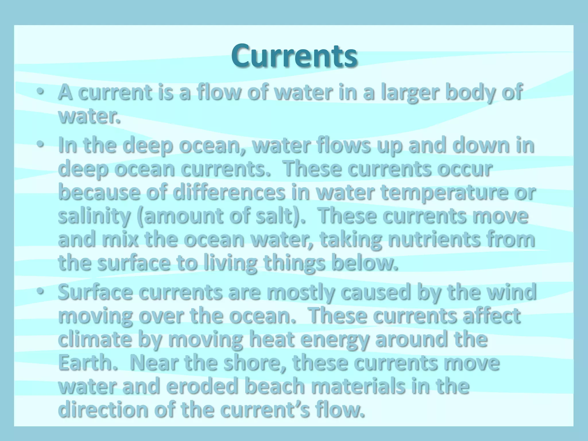 How does ocean_water_move 2 | PPT