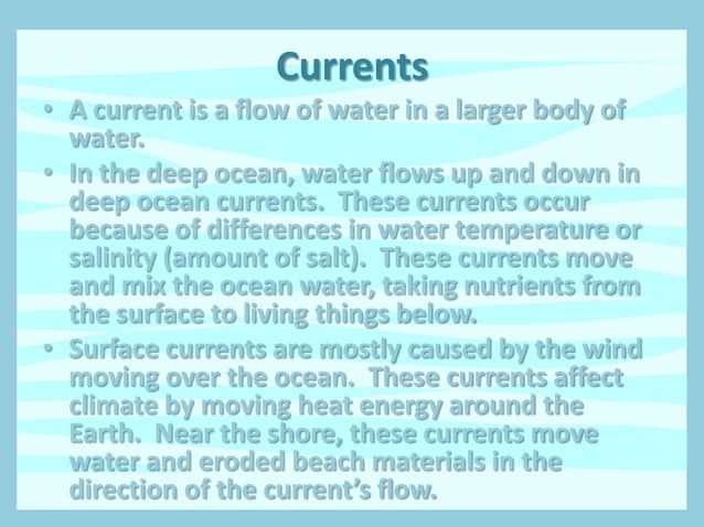 How does ocean_water_move 2 | PPT