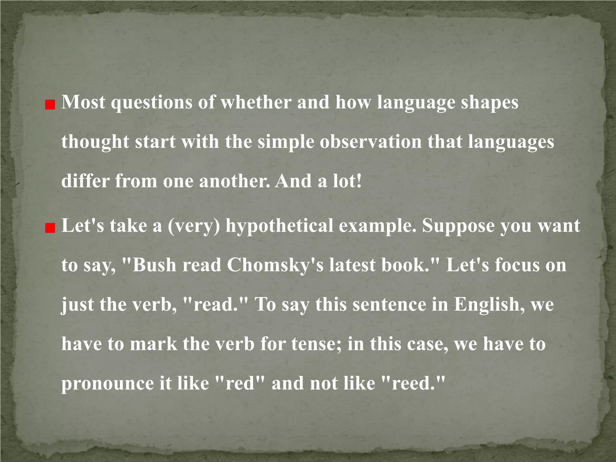 How does our language shape the way we | PDF
