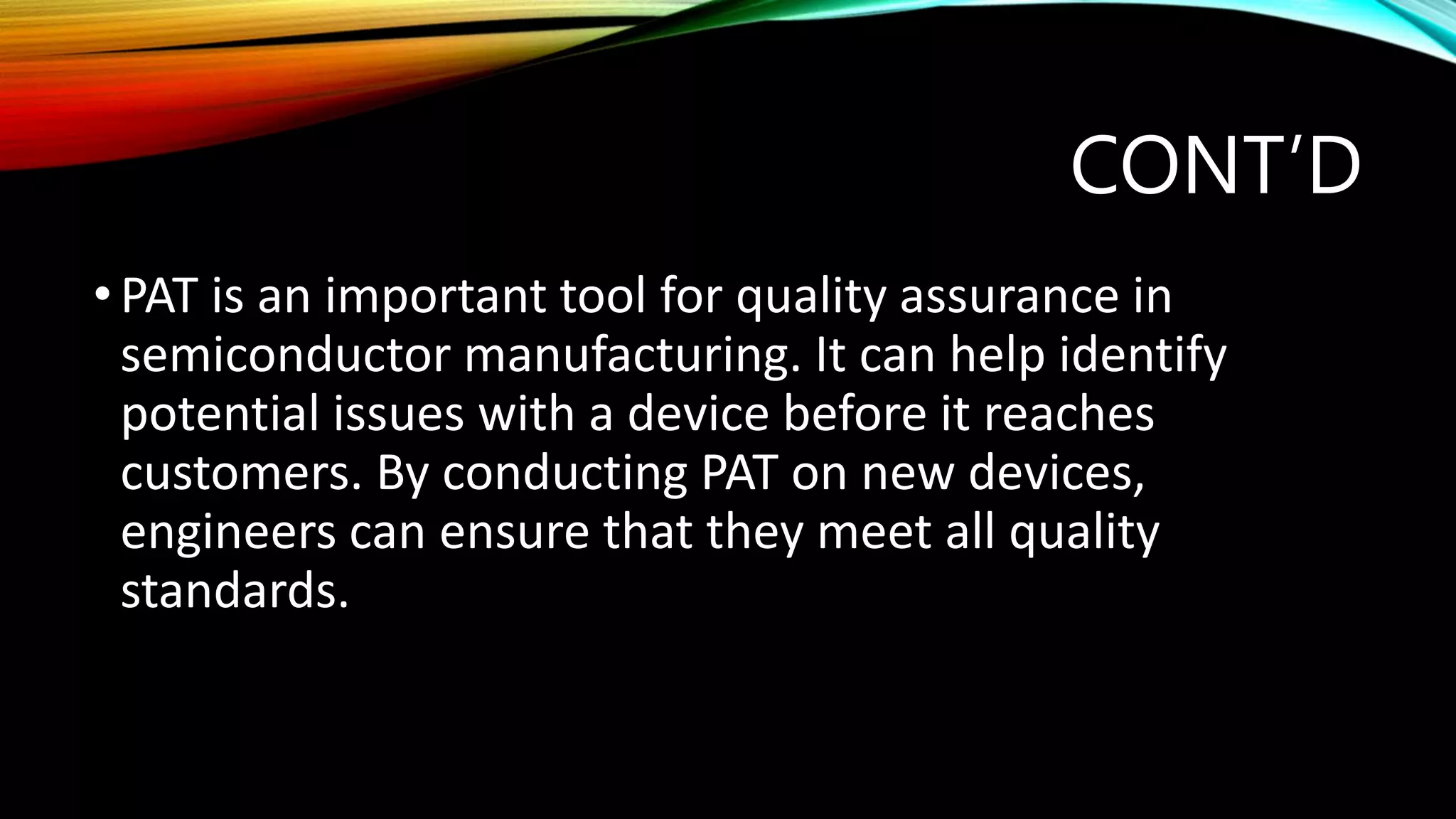 How does Part Average Test help in Semiconductor Testing.pptx