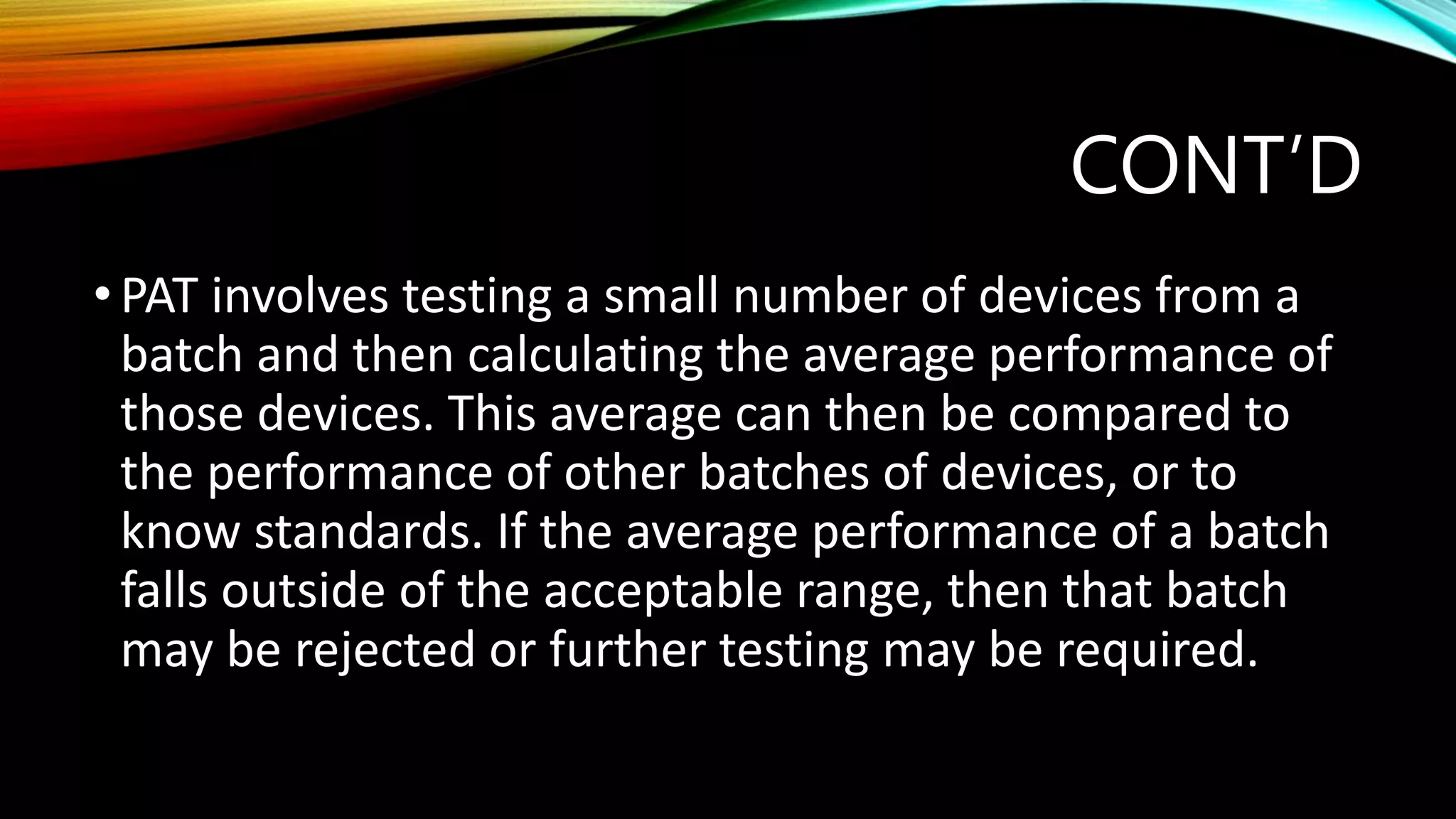 How does Part Average Test help in Semiconductor Testing.pptx