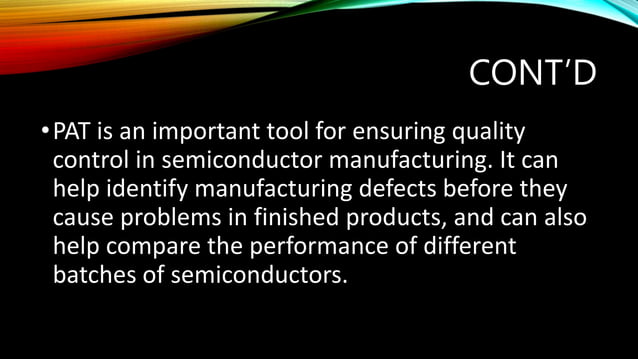 How does Part Average Test help in Semiconductor Testing.pptx
