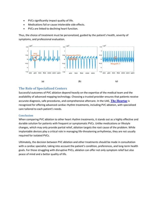 How Does PVC Ablation Compare to Other Heart Rhythm Treatments | PDF