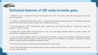 How does qr code turnstile work - Mairsturnstile.com | Operating ...