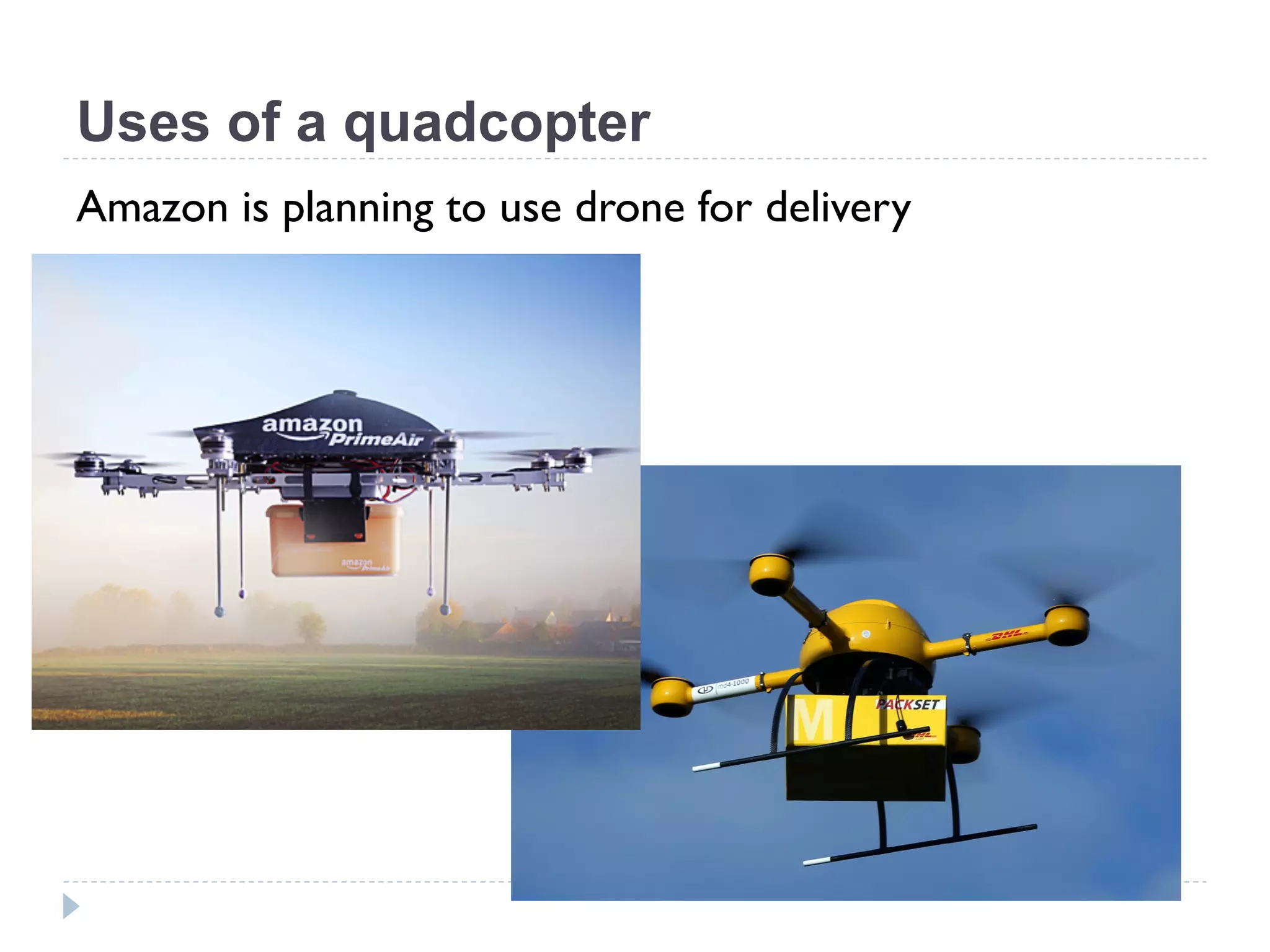 How does quadcopter / drone works | PPT