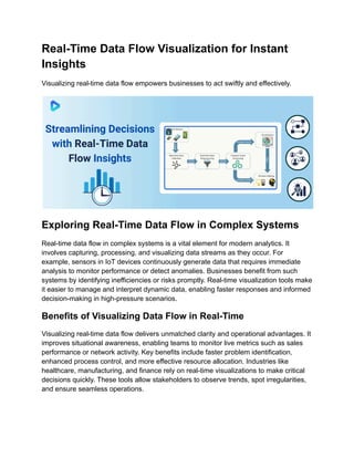 Why Real-Time Data Visualization is a Game-Changer for Enterprises? | PDF