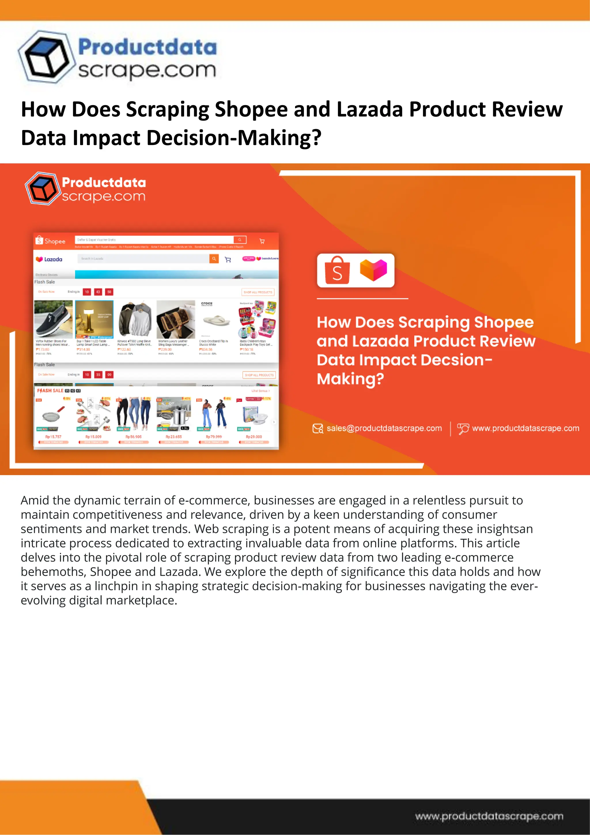 How Does Scraping Shopee and Lazada Product Review Data Impact Decision ...