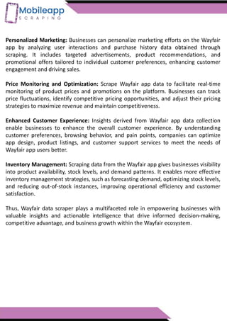 How Does Scraping Wayfair App Product Data Drive Personalized Marketing Strategies.PPT.pptx