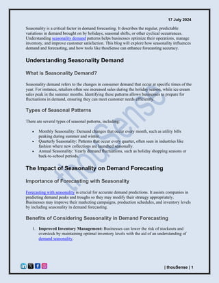 How Does Seasonality Influence Demand and Forecasting.pdf