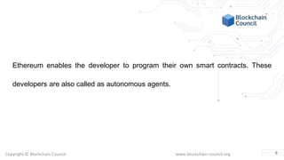 How does smart contract work ? | PPT