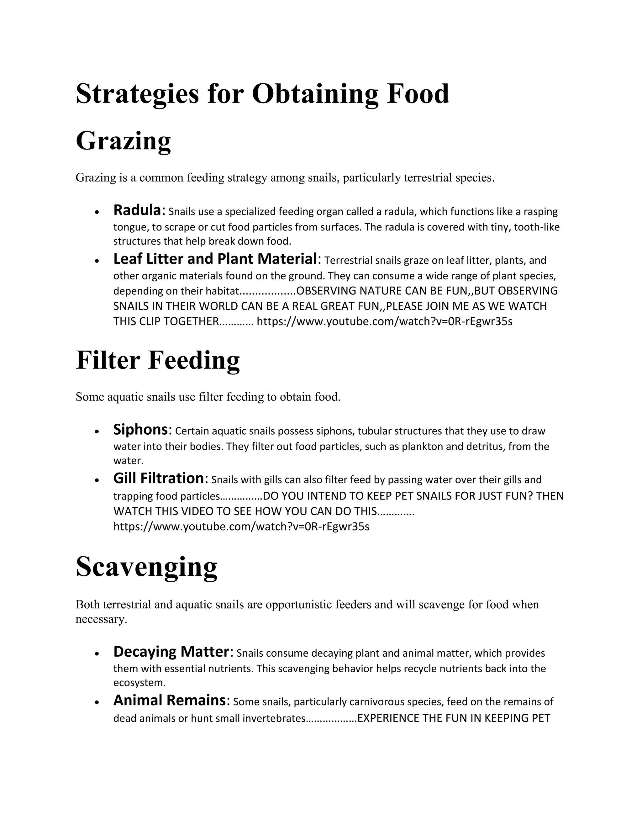 HOW DOES SNAILS KNOW WHERE FOOD IS AND HOW TO GET IT..docx