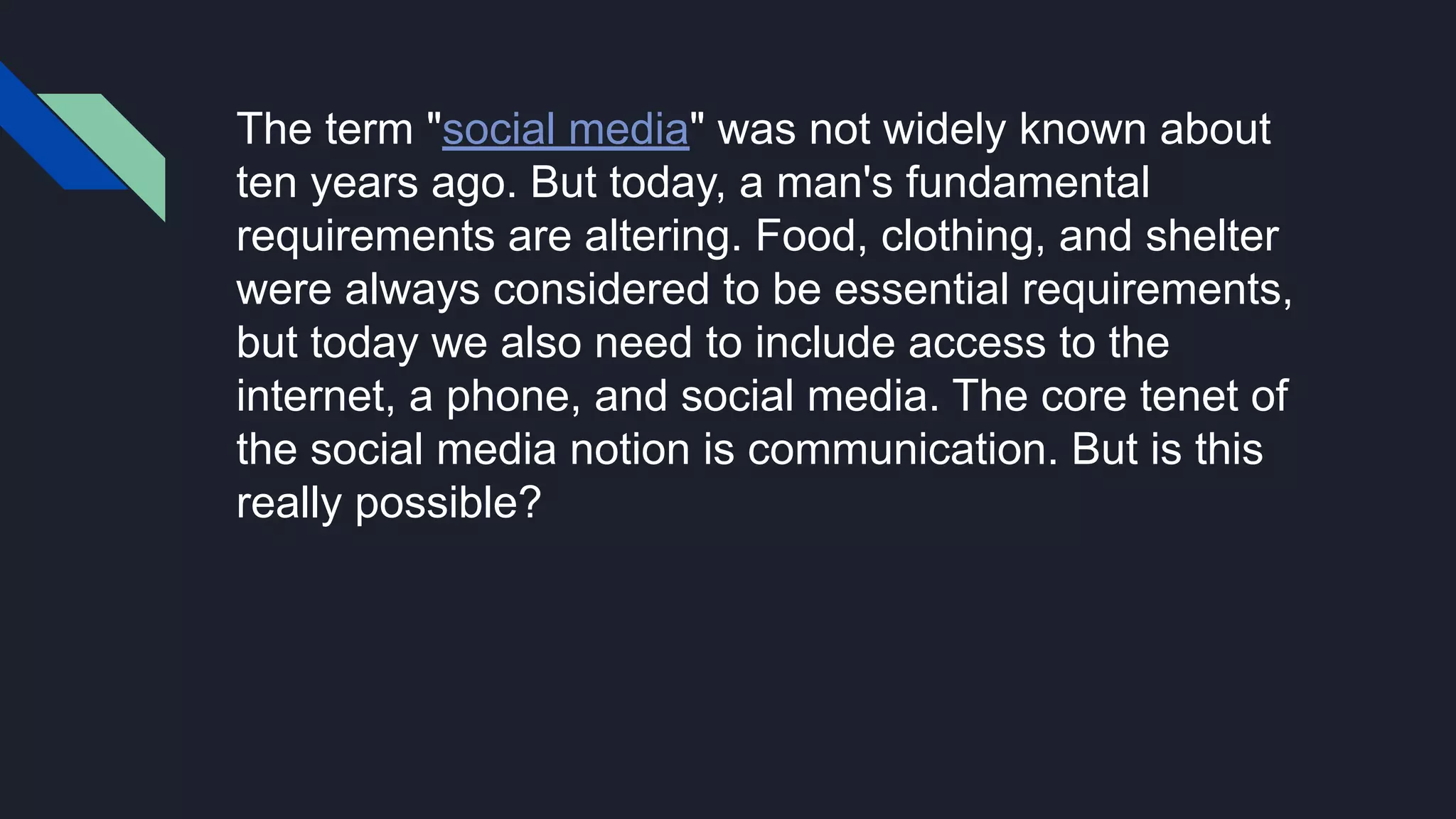 How does social media affect communication.pdf