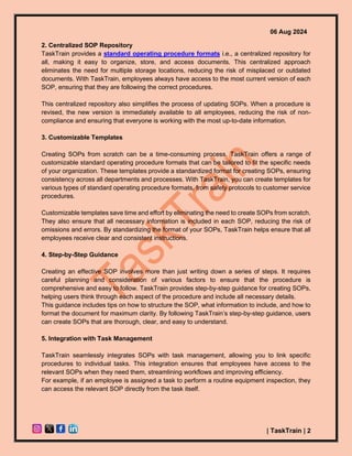 How Does TaskTrain Improve SOP Training with Standard Operating Procedure Software.pdf