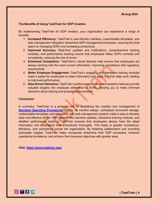 How Does TaskTrain Improve SOP Training with Standard Operating Procedure Software.pdf