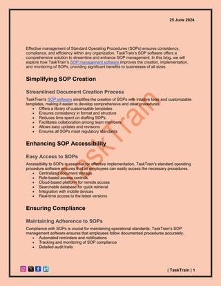 How Does TaskTrain Resolve Issues Related to Standard Operating Procedures.pdf