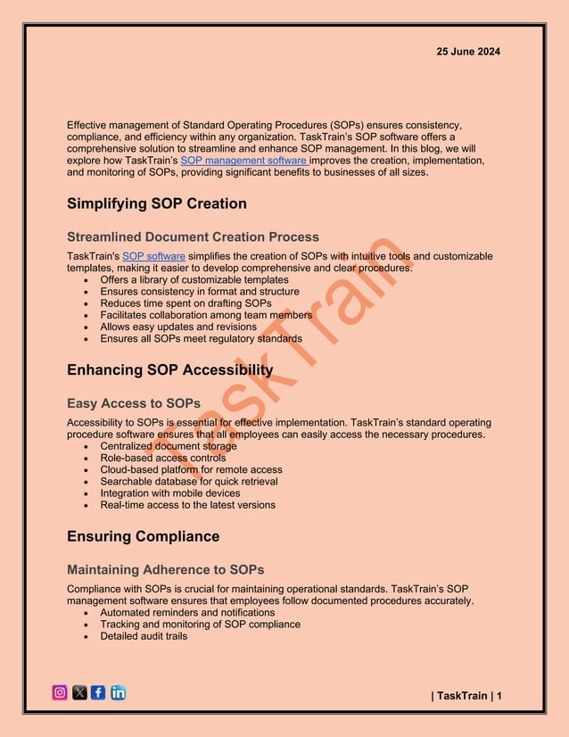 How Does TaskTrain Resolve Issues Related to Standard Operating Procedures.pdf