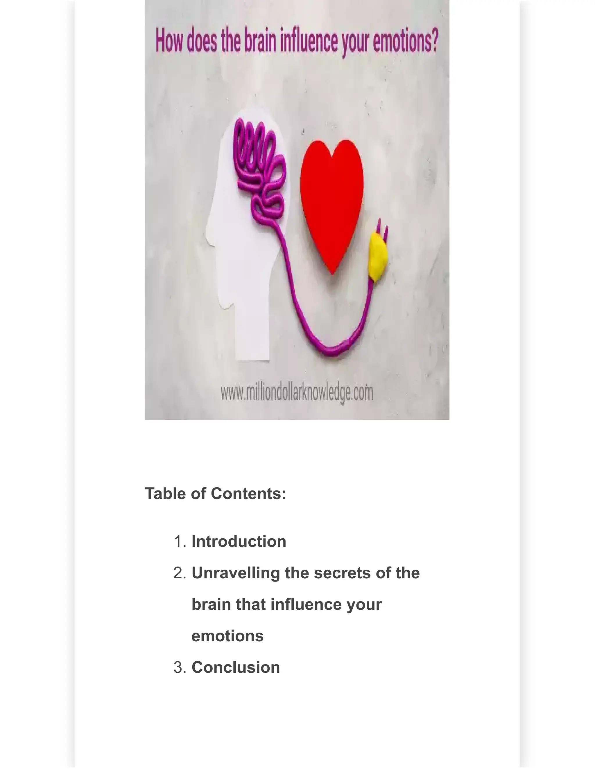 How does the brain affect your emotions.pdf | Brain and Nervous System ...