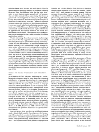 How does the brain learn language | PDF