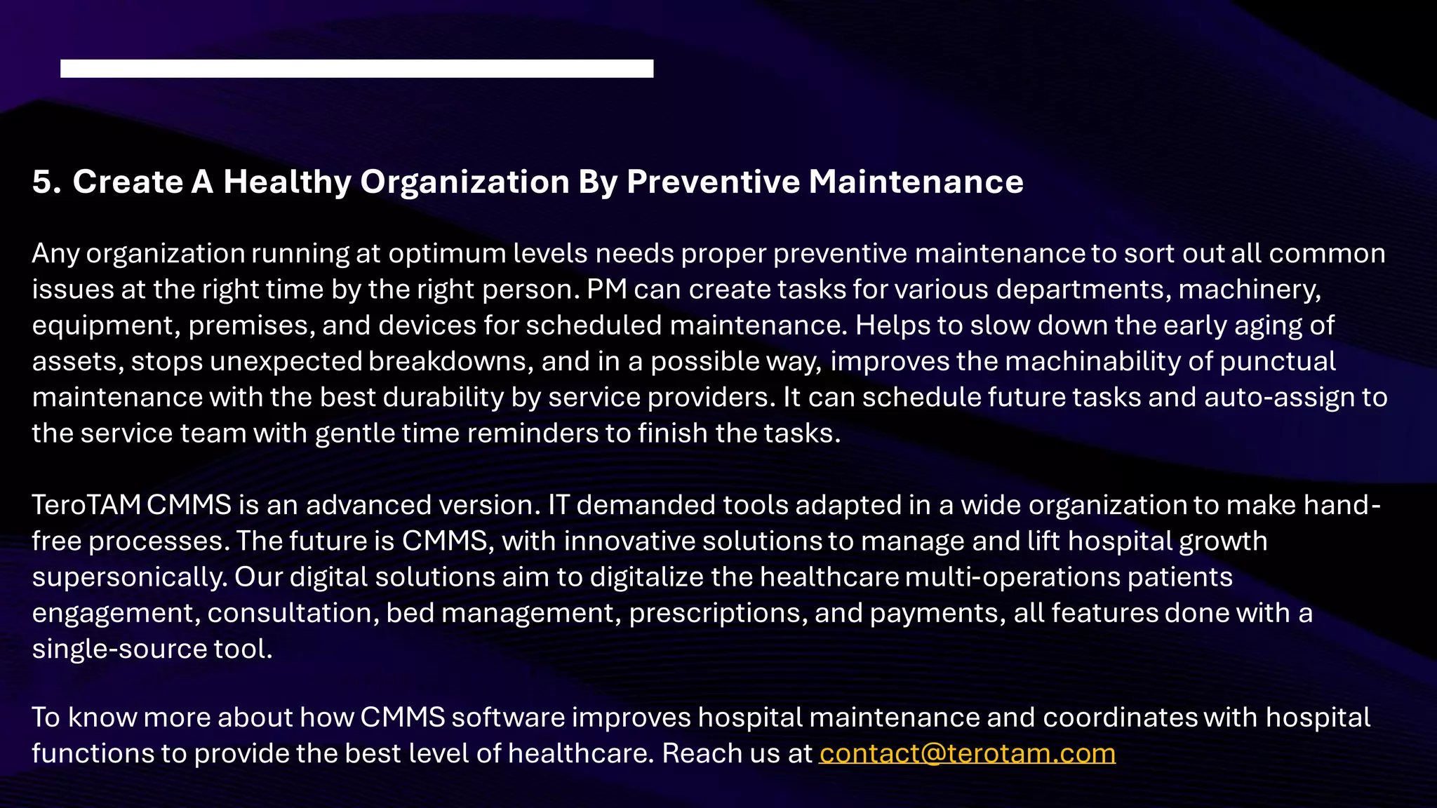 How Does The CMMS System Improve Hospital Maintenance Management.pdf