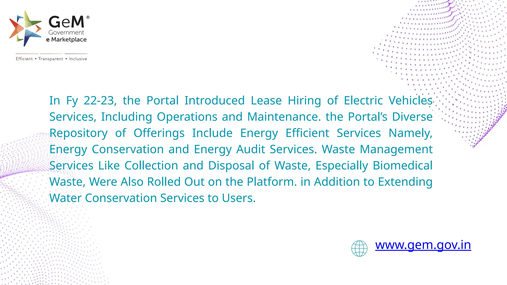 How Does the Gem Portal Contribute to Environmental Sustainability? | PPT