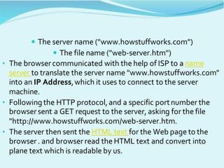 How does the internet work | DOCX