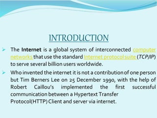 How does the internet work | DOCX