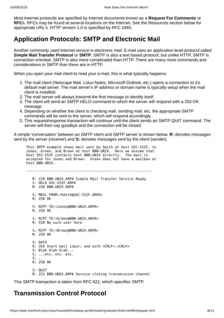How Does the Internet Work? : Notes | PDF
