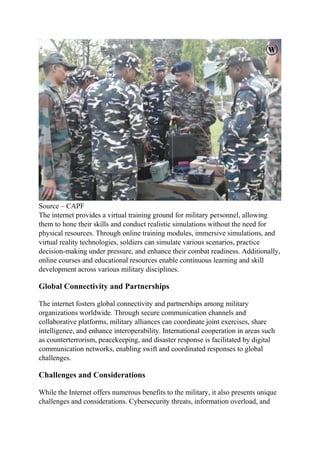 How does the military use the internet? Communication, Security & More ...