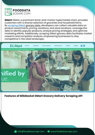 How Does the MilkBasket DMart Grocery Delivery Scraping API Revolutionize Retail Insights? | PDF