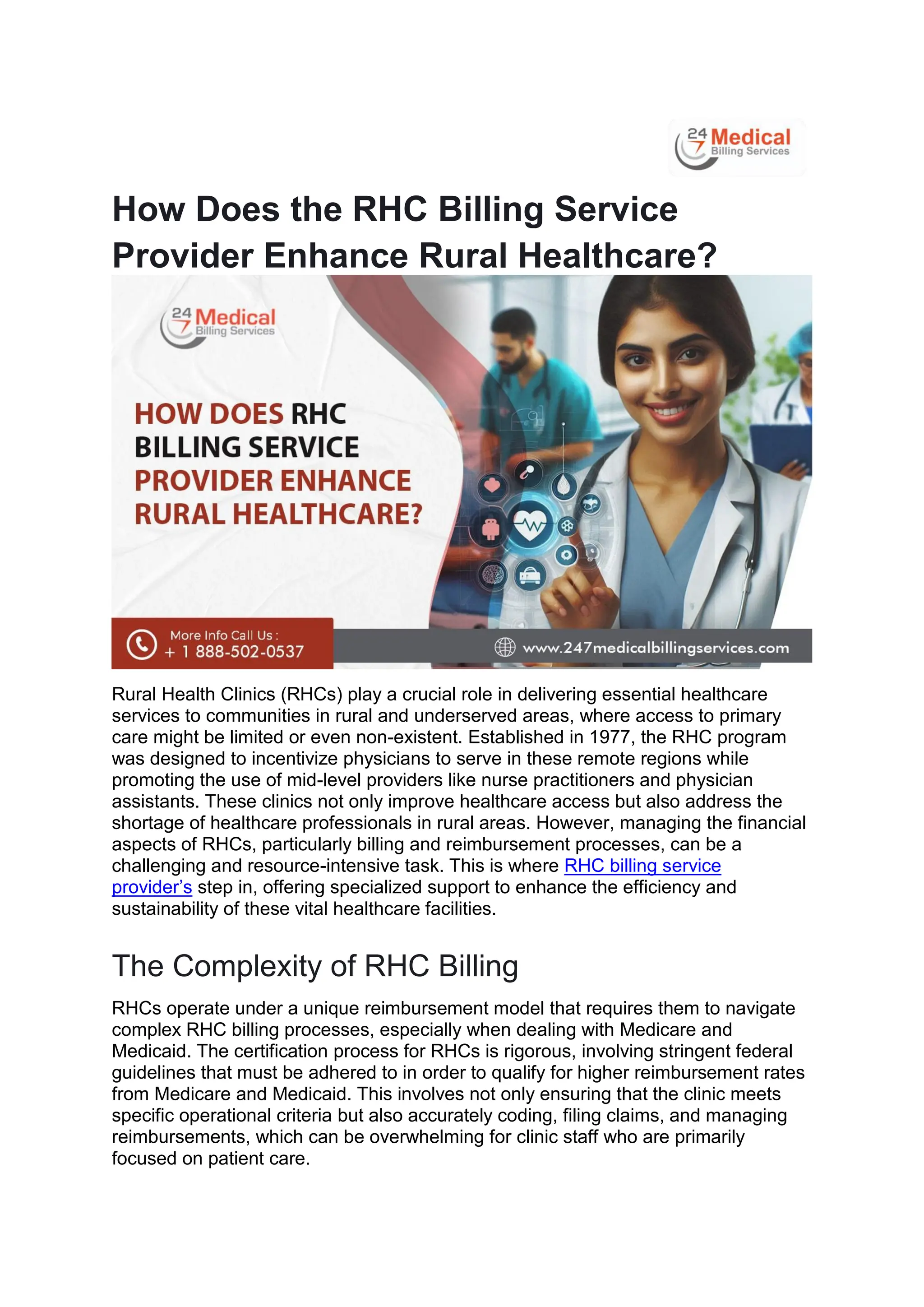 How Does the RHC Billing Service Provider Enhance Rural Healthcare.pdf
