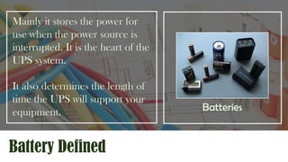 How does ups works | PPT