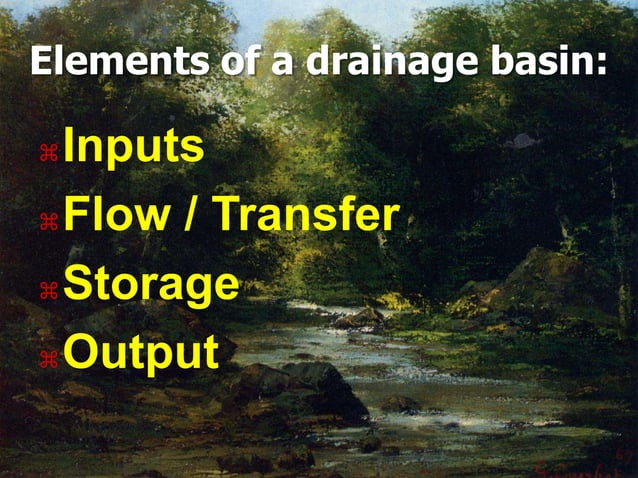 How does water move through the drainage basin lesson 3 | PPT