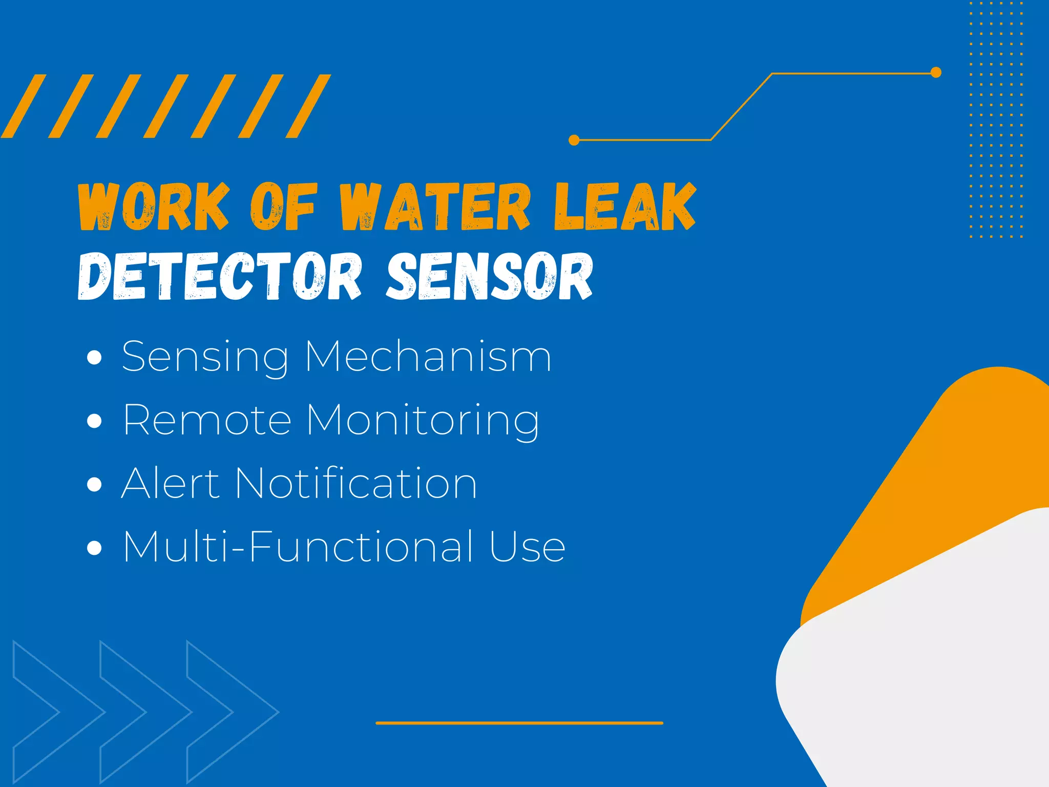 How Does Work Water Leak Detector Sensor | PPT