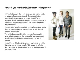 How does your magazine represent particular social groups | PPTX ...
