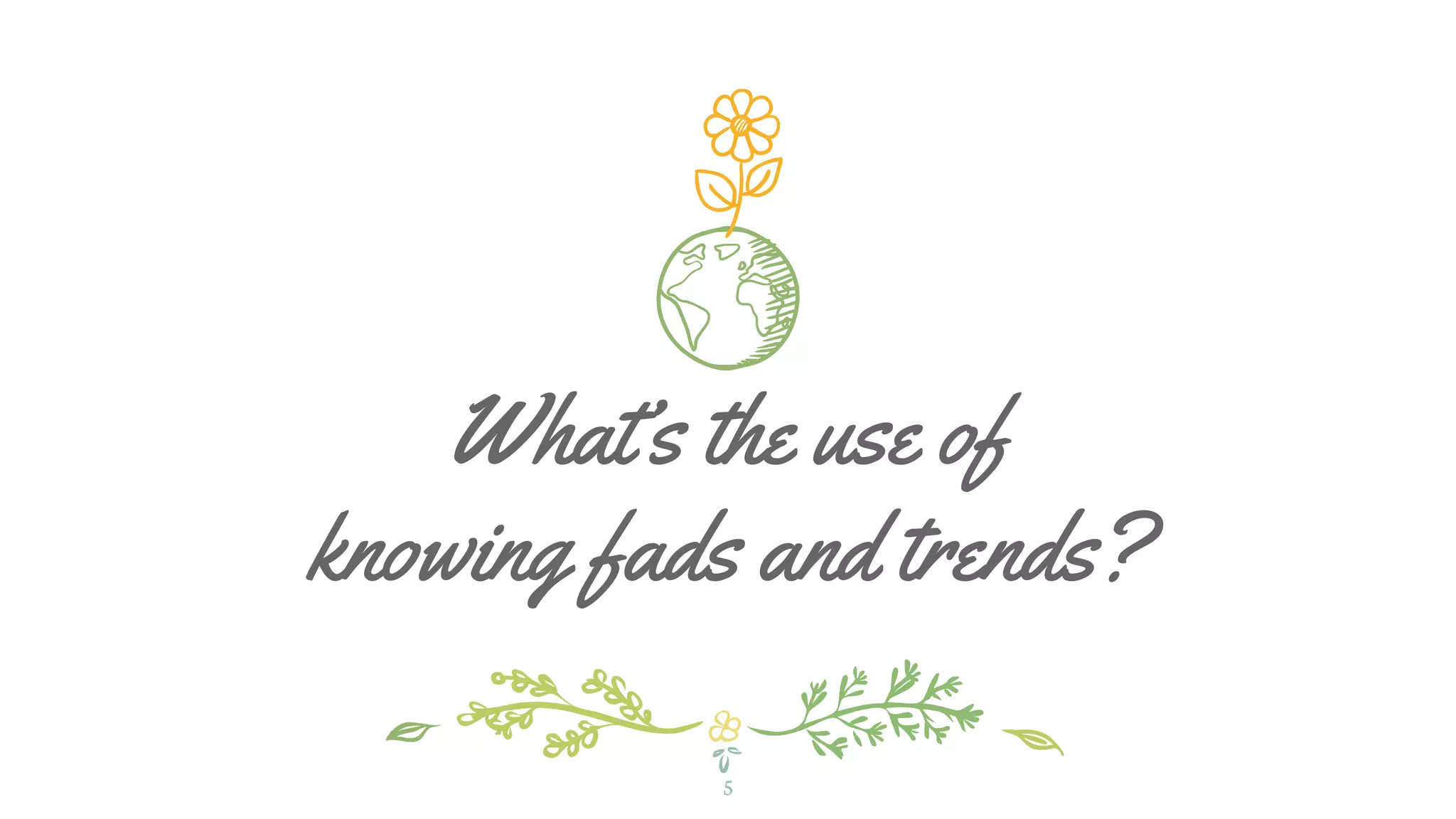 How do fads and trends come about | PPTX