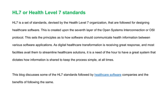 How do HL7 standards help secure data exchange for Digital Healthcare.pptx